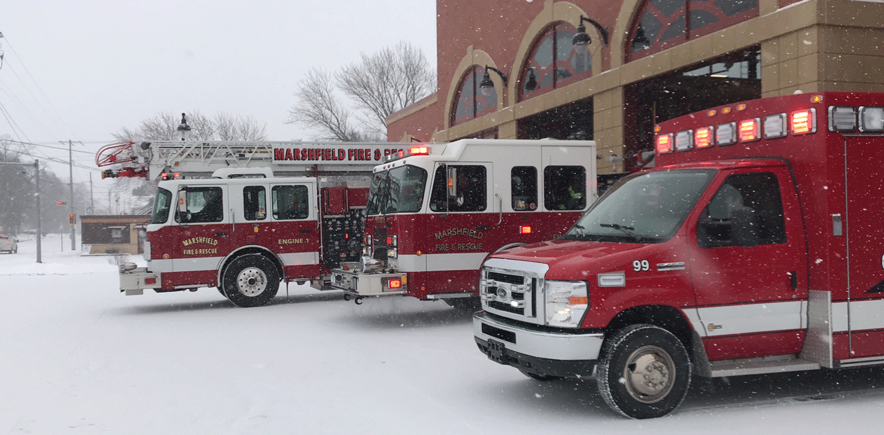 Marshfield Fire & Rescue Responds to Gas Leak Outside of Festival Foods ...