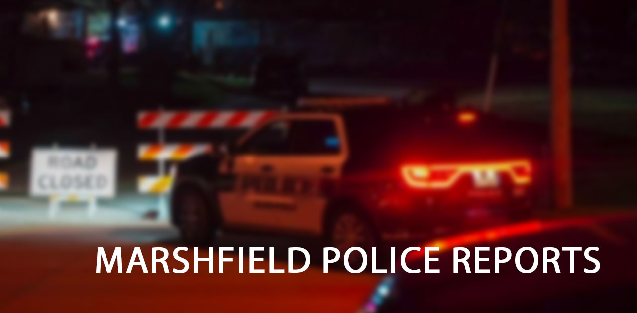 Marshfield Police Department - Weekend Reports - OnFocus