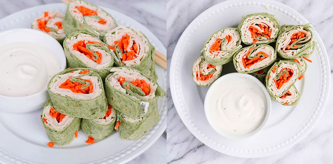 Festival Foods Recipe: Turkey & Cheese "Sushi" - OnFocus