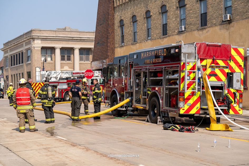 Downtown Marshfield Fire Originated in Basement - OnFocus