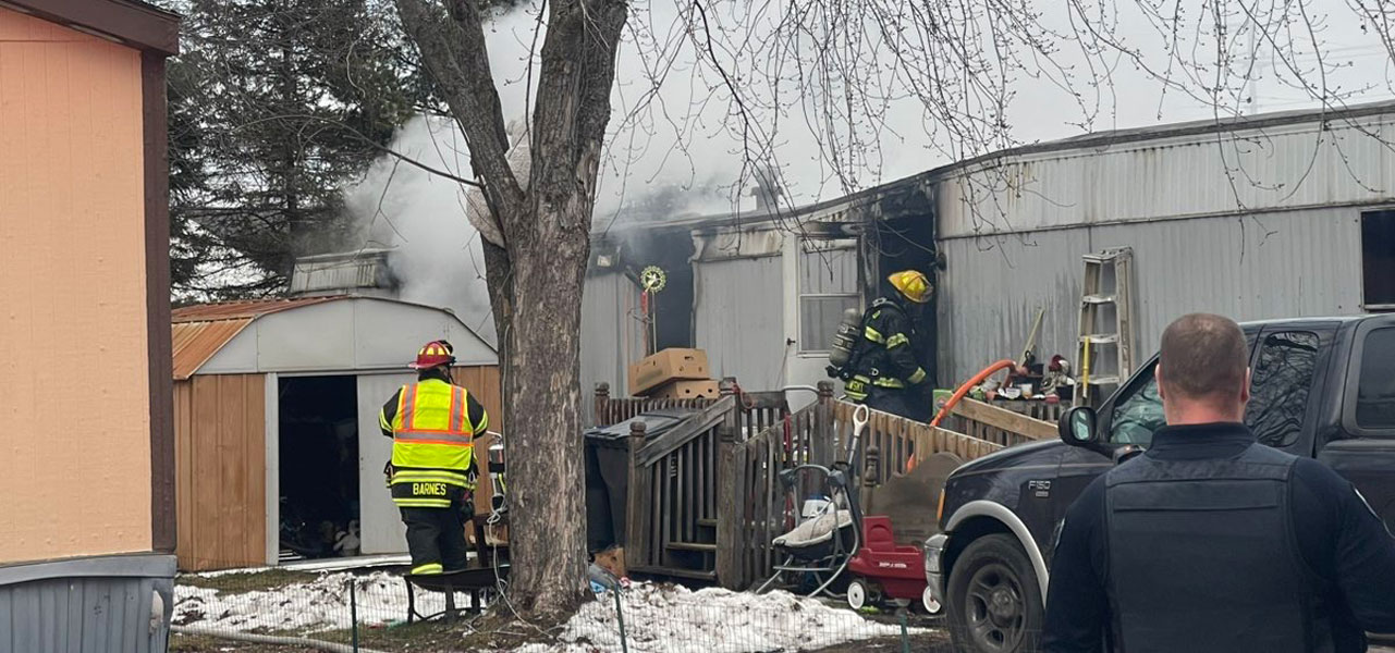 Structure Fire On Southend of Marshfield - OnFocus