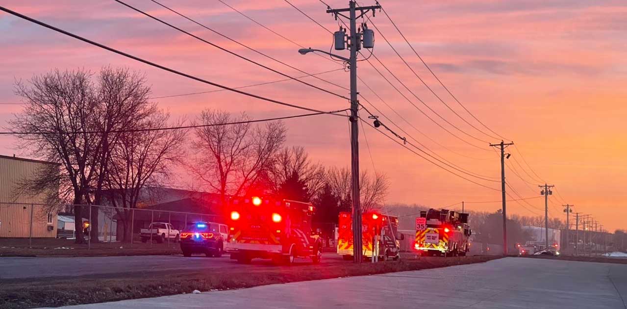 Marshfield Fire & Rescue Addresses Large Rubbish Fire at Waste ...