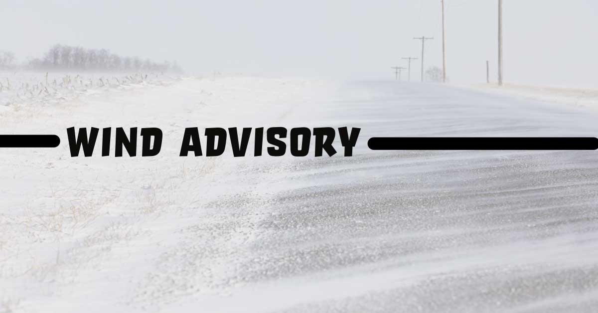 Wind Advisory in Effect Until Midnight Tonight - OnFocus